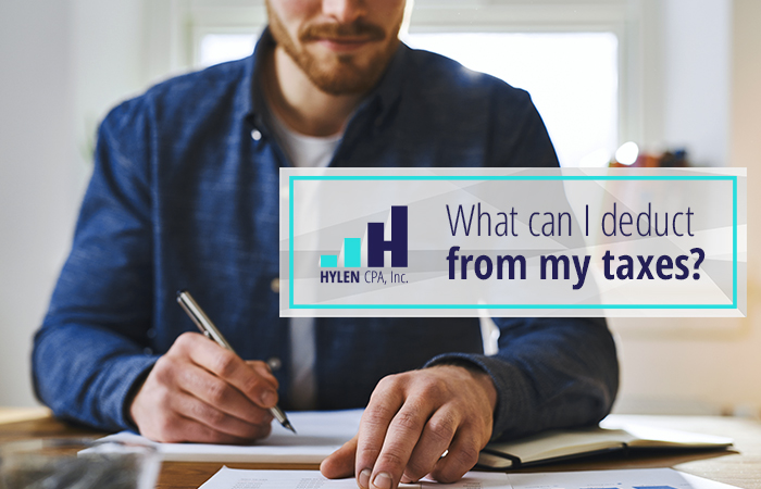 What Can I Deduct From My Taxes Bookkeeping Accounting Tax 